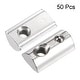 T Slot Nuts Roll in Spring T-nut with Ball Carbon Steel for 3030 Series ...