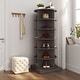 Rotating Shoe Rack Tower, , Free Standing 360° Revolving Shoe Organizer ...