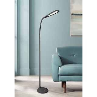 Flex Neck LED Task Floor Lamp Black - Bed Bath & Beyond - 36906161