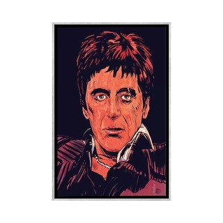iCanvas "Scarface- Tony Montana" by Giuseppe Cristiano Framed - Bed ...