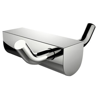American Imaginations 4-in. W Rectangle Stainless Steel Robe Hook In ...