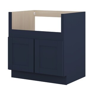 Sunny Wood B33FS-A Blue Topaz 33" Wide x 35" Tall Double Door Base ...