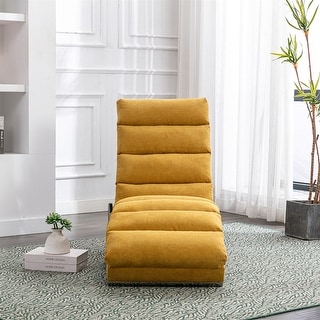 Mustard Lounge Chair, Linen Massage Chaise, Power Glider Chair - Bed ...