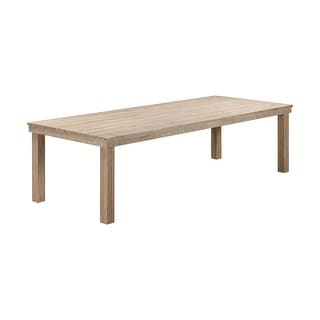 Cassie Natural 108 Inch Rectangular Outdoor Dining Table - Bed Bath & Beyond - 40012453