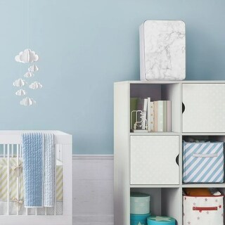 Mini Fridge Small Space Cooler, White Marble - Bed Bath & Beyond - 38253607