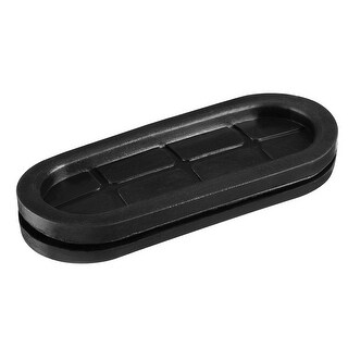 Rubber Grommet Mount Size 82x30mm Oval Double-Sided f Wire Protection ...