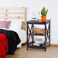 3-Tier Living Room Display Storage Shelf Nightstand - Bed Bath & Beyond ...