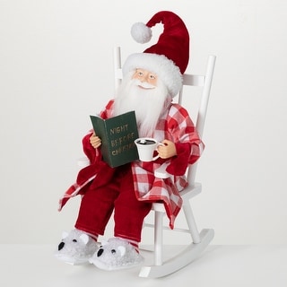 Evening Santa In Rocking Chair - Bed Bath & Beyond - 36134471