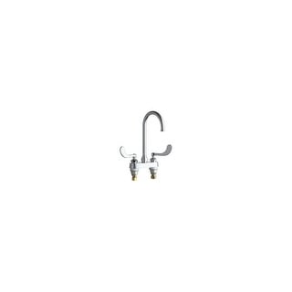 Chicago Faucets Commercial Grade Centerset Kitchen Faucet with Wrist ...