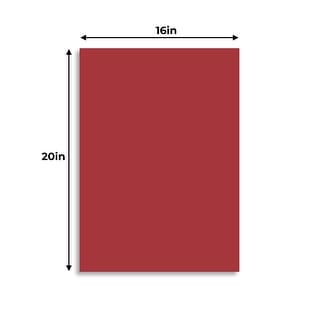 Chinese Red 16x20 Backing Board - Uncut Photo Mat Board - Bed Bath ...