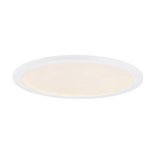 Maxim 58740WT Wafer 22" Wide LED Flush Mount Ceiling Fixture - Bed Bath ...