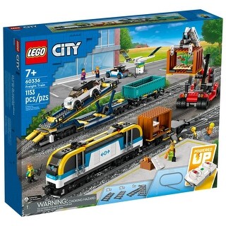 LEGO City Freight Train Set - 1153pcs Remote Control Play Set for Kids ...