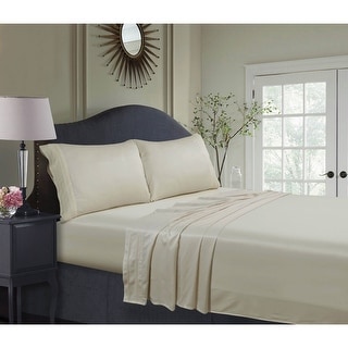 Viscose from Bamboo Deep-Pocket 4-piece Sheet Set - On Sale - Bed Bath & Beyond - 36188335