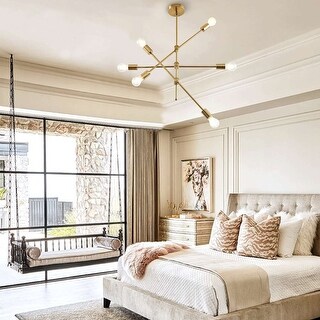 Light Sputnik Geometric Chandelier - Bed Bath & Beyond - 37120407