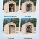 6x8 FT Portable Outdoor Storage Shed, Carport for Motorcycle, Firewood ...