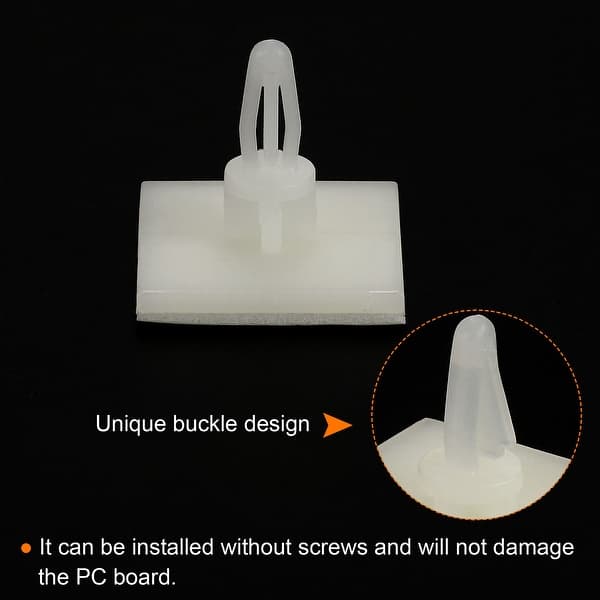 40 Pcs 8 mm Height Adhesive Standoff Reverse Mount Insulation Bracket ...