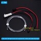 1m PMMA Side Glow Fiber Optic Cable Kit w 12V 1.5W LED Light Colorful ...