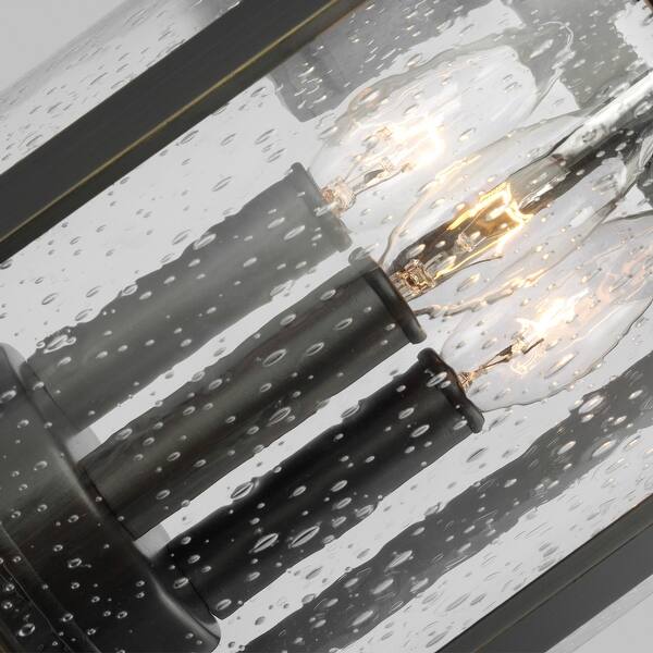 Feiss Newport 3 Light 16" Tall Outdoor Wall Sconce - Bed Bath & Beyond ...