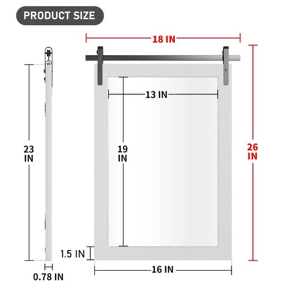 Rural Style Wall Mirrors Farmhouse Bathroom Mirrors Barn Mirror Vanity ...