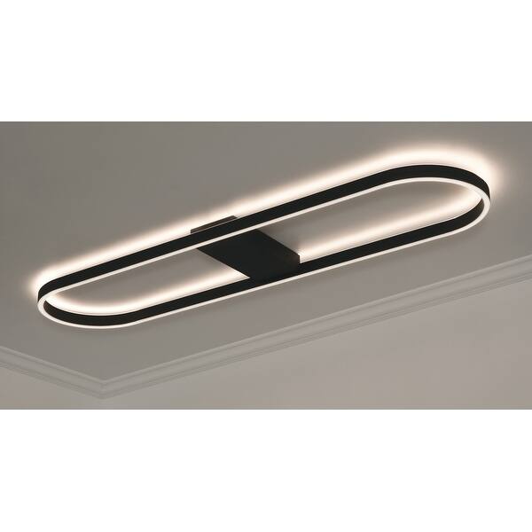 AFX Glo 48'' LED Linear Semi-Flush - Bed Bath & Beyond - 36612438