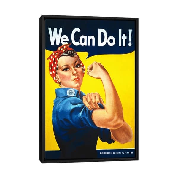 iCanvas "We Can Do It (Rosie The Riveter) Poster" by J. Howard Miller ...