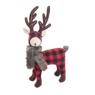 Buffalo Check Deer Figure - Bed Bath & Beyond - 35432599