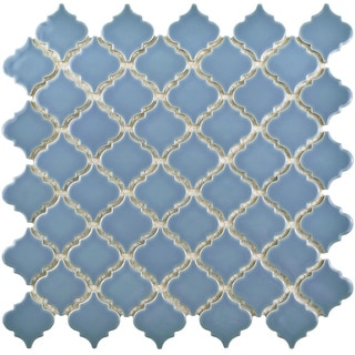 Merola Tile Hudson Tangier Slate 12-3/8" x 12-3/8" Porcelain Floor and ...