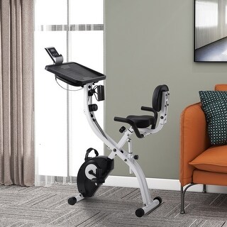 Folding Exercise Machine - 8 Levels Resistance Adjustments - Bed Bath ...