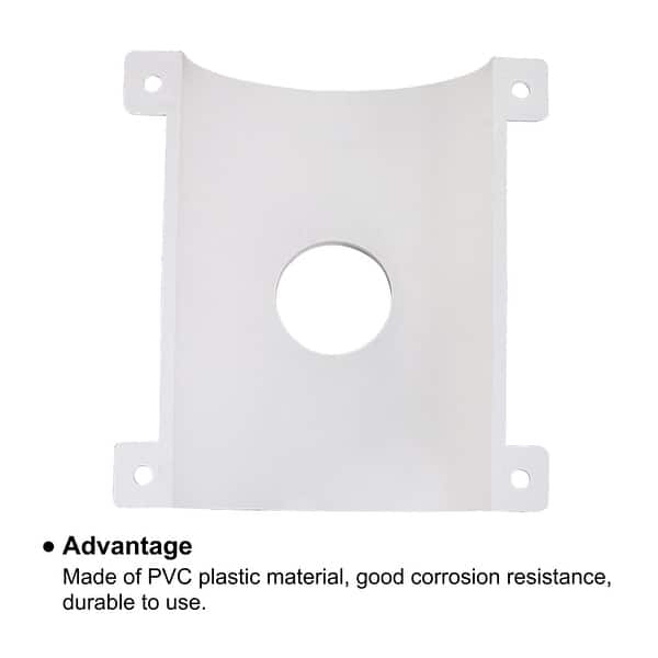 PVC Water Pipe 3-Way Saddle Tee Kit Fitting 110x50mm ID Tube Junction ...