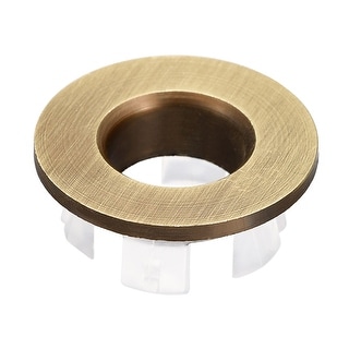 25.3mm Sink Trim Overflow Cover Ring Round Hole Insert in Caps, Bronze ...