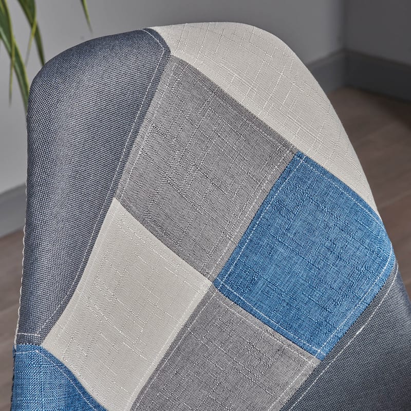 Wilmette Patchwork Fabric Chair by Christopher Knight Home (Set of 2 ...