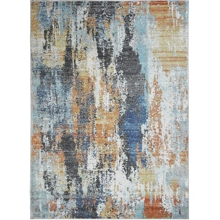Monaco Pascale Multi Modern Abstract Area Rug - Bed Bath & Beyond ...