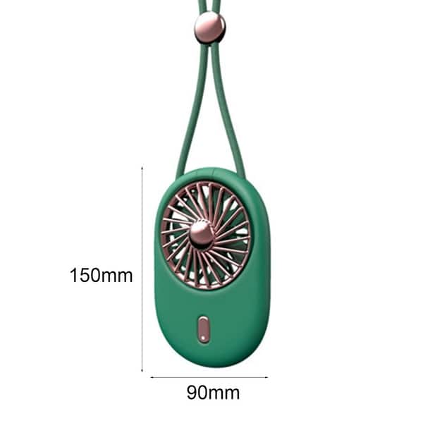 Handheld Fan Quiet Operation Foldable Vintage Mini Hanging Neck Pocket ...