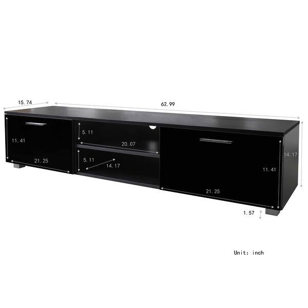 70 Inch Media Console Entertainment Center Television Table - Bed Bath ...