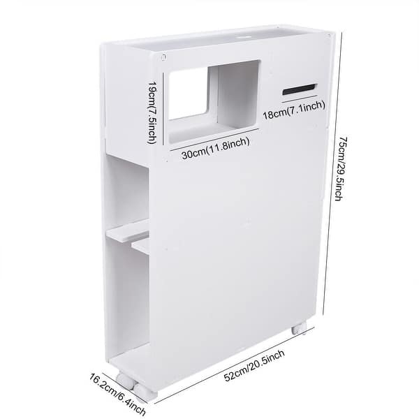 Bathroom Vanity Cabinet Freestanding Toilet Side Storage - On Sale ...