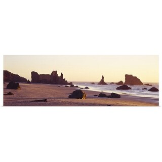 "Sea Stacks Bandon OR" Poster Print - Bed Bath & Beyond - 16871692