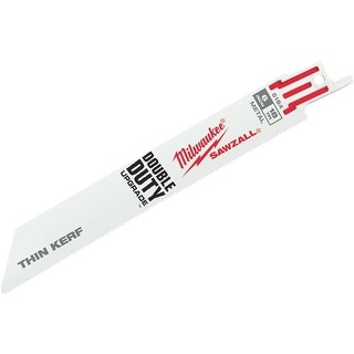 Milwaukee Accessory 6" 18T Sawzall Blade 48-00-5184 Unit: PKG - Bed ...