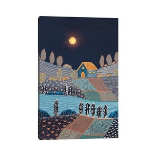 iCanvas "Midnight Landscape" by Viviana Gonzalez Canvas Print - Bed ...