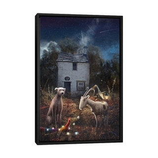 iCanvas "Welcome To Thimble Hall" by Matylda Konecka Framed Canvas ...