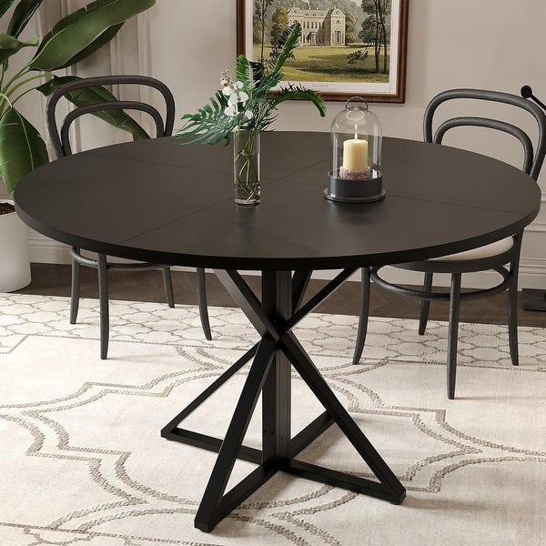 space saving circular dining table