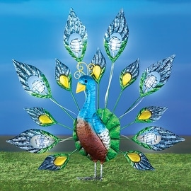 Solar Peacock Garden Stake - Bed Bath & Beyond - 12211719