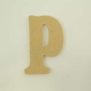 1 Pc, 6 X 3/4" MDF Letter "P" in The Goudy Heavy Font Upper Case ...