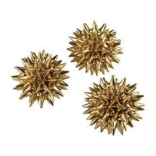 Elk Home Spangle Gold Leaf Composite Ornamental Accessory - Bed Bath ...