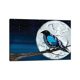 iCanvas "Raven - Evening Cry" by Sam Zimmerman Canvas Print - Bed Bath ...