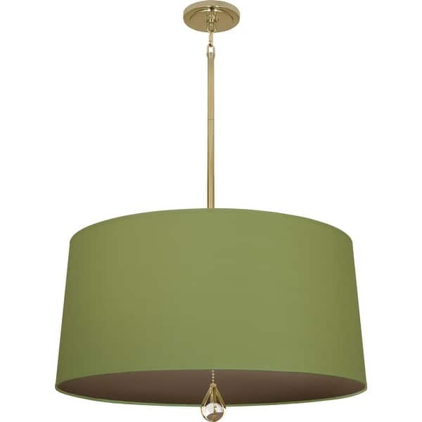 Robert Abbey Three Light Pendant Williamsburg Custis Modern Bra - Exact ...
