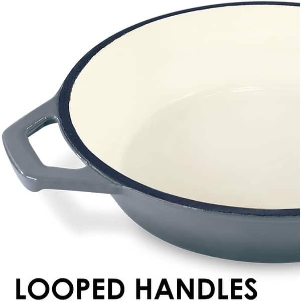 Chefventions 3 QT Round Cast Iron Saucepan Grey - Bed Bath & Beyond ... Chefventions 3 QT Round Cast Iron Saucepan Grey - Bed Bath & Beyond ...