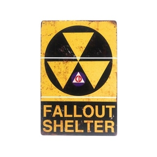 Fallout Shelter Metal Tin Sign 8" x 12" - 8" x 12" - Bed Bath & Beyond ...