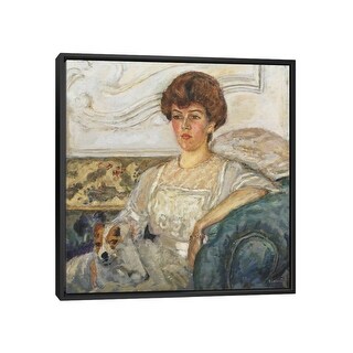 iCanvas "Woman On A Blue Sofa" by Pierre Bonnard Framed - Bed Bath ...