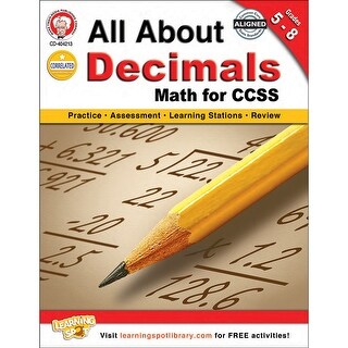 All About Decimals Book Gr 5-8 - Bed Bath & Beyond - 22146309