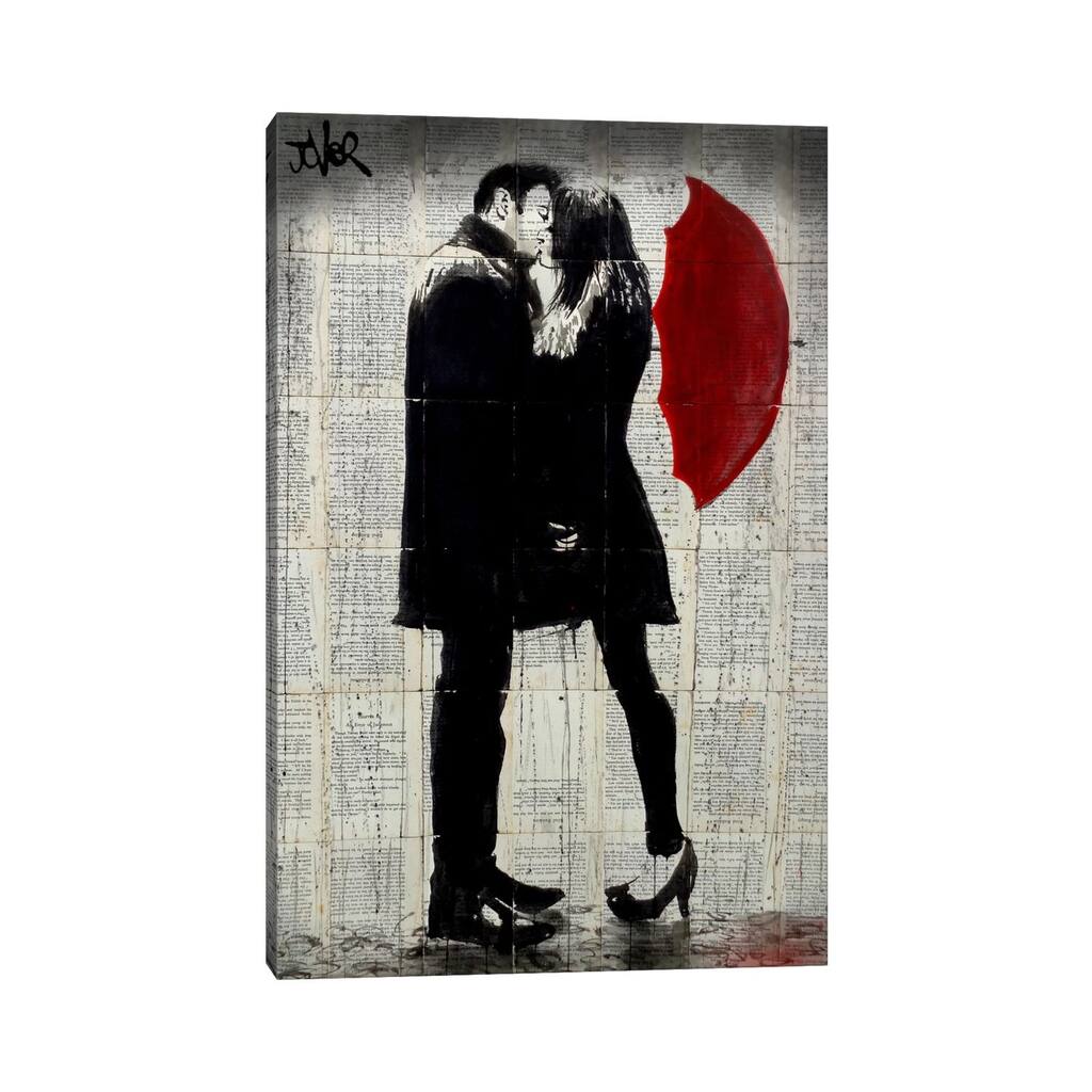 iCanvas "Soul Kiss" by Loui Jover Canvas Print - On Sale - Overstock ...
